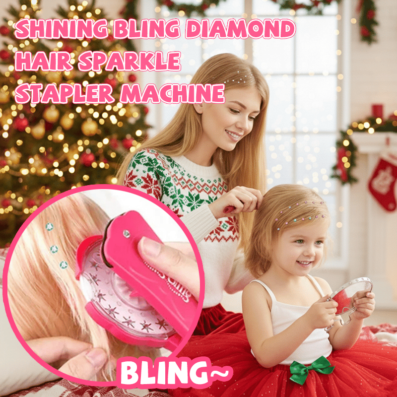 🎄Christmas Special 49% OFF💎Shining Bling Diamond Hair Sparkle Stapler ...